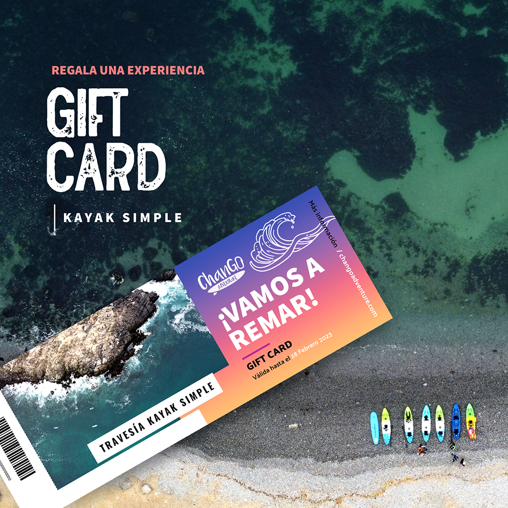 GIFTCARD KAYAK SIMPLE – CHANGO ADVENTURE